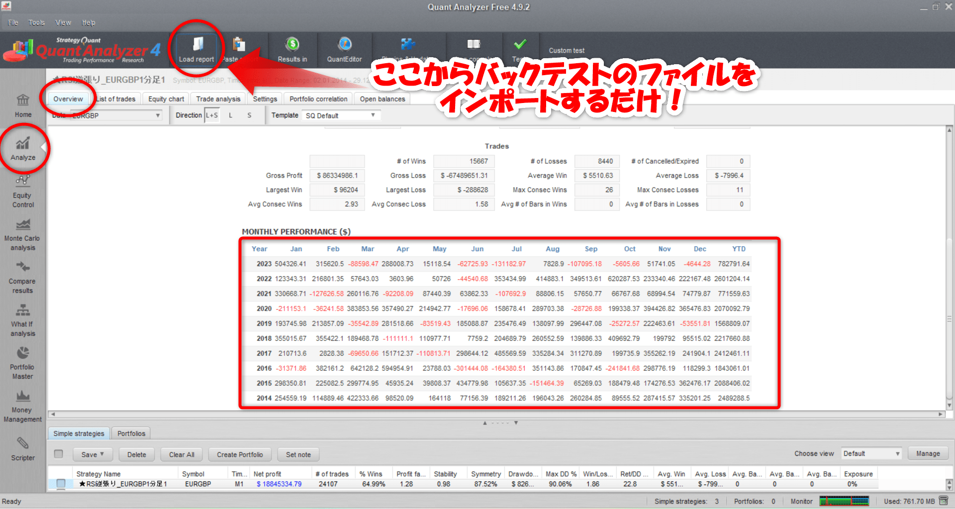 MT4/MT5のバックテスト分析ツール「Quant Analyzer」が凄すぎる！有料版の価格は？無料で十分？日本語版は？使い方についてわかりやすく解説！ | えふらぶのFX攻略記！